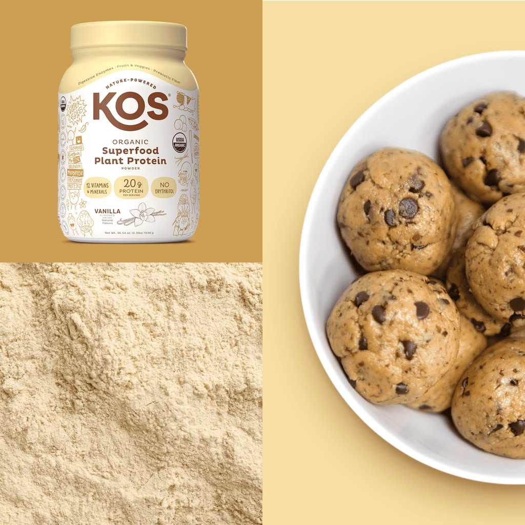 KOS Amazing Tasting Organic Vegan Plant Based Protein Powder – KOS.com