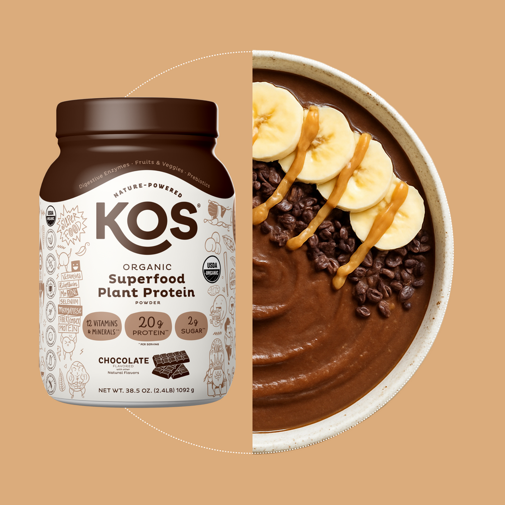 KOS Amazing Tasting Organic Vegan Plant Based Protein Powder – KOS.com