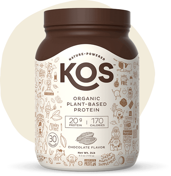 KOS Amazing Tasting Organic Vegan Plant Based Protein Powder – KOS.com